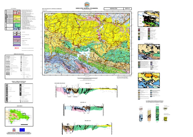 Hoja Geologica 5974-II Moncion | PDF