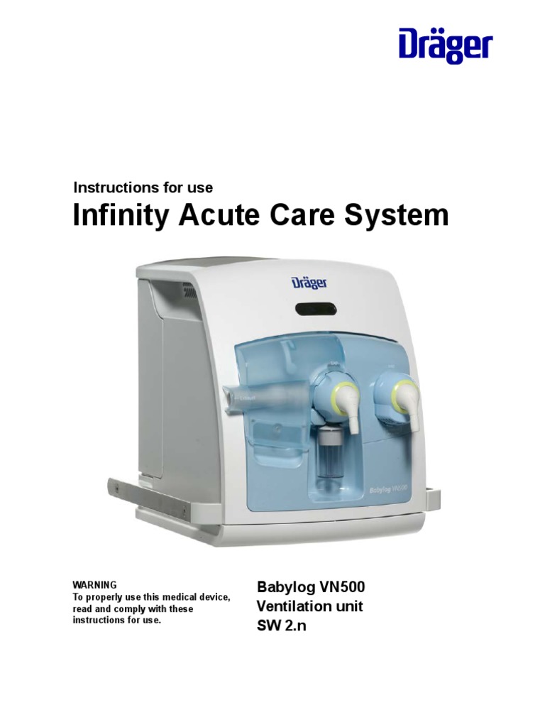 Babylog vn500 SW 2n Ifu 9038982 en | PDF | Medical Device ...