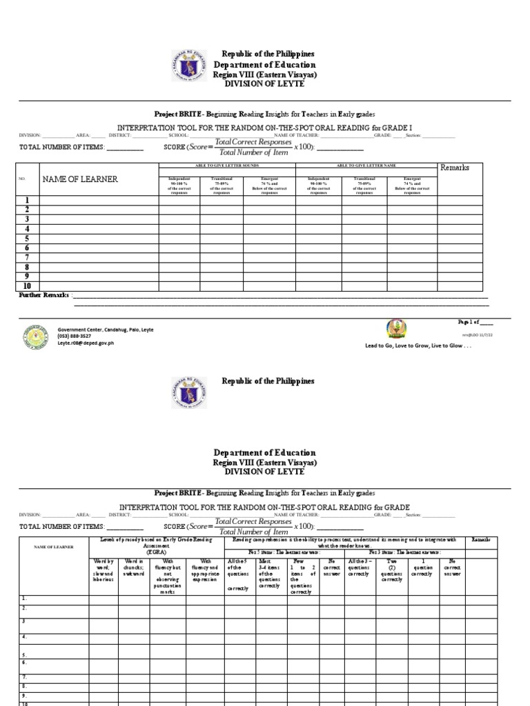 Project Brite Interpretation Tool | PDF