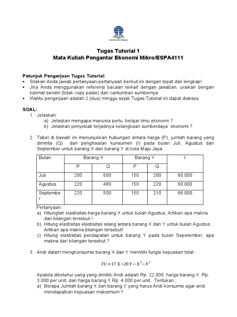 SILVIEYANA RAHMAT - Tugas 1 Pengantar Ekonomi Mikro | PDF