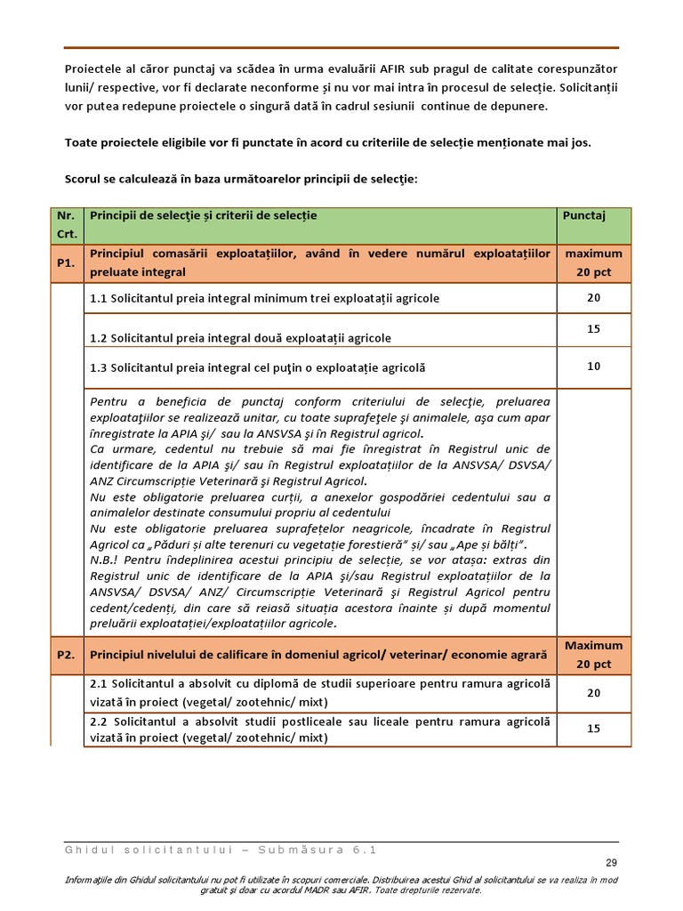 Grila de punctaj | PDF