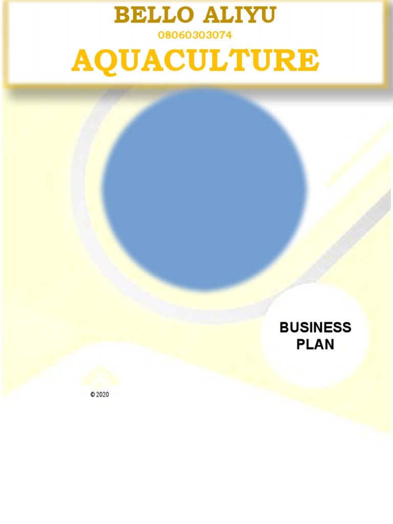 Aquaculture: Business Plan | PDF