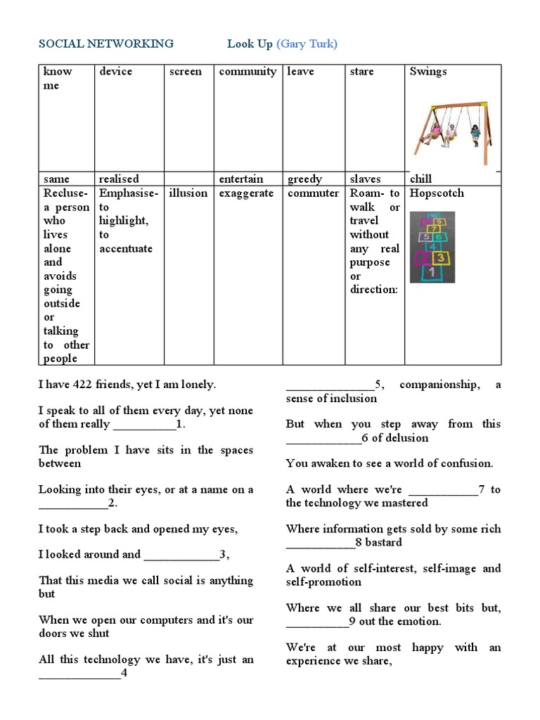 Look Up Vocabulary in Class | PDF