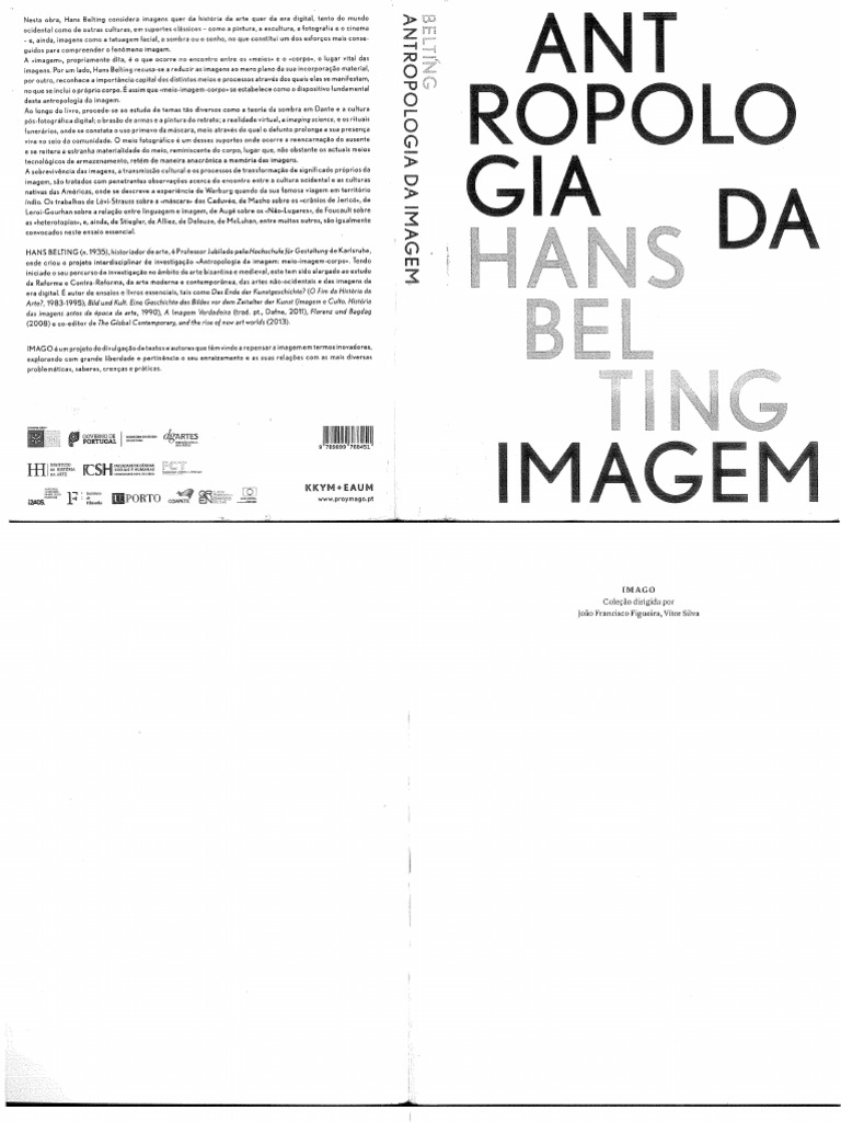 Antropologia Da Imagem para Uma Ciência Da Imagem (Hans Belting) | PDF