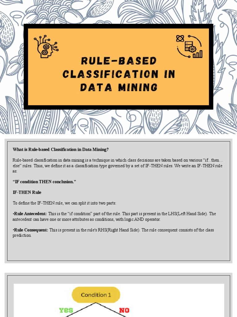 Rule Based Classifications | PDF | Statistical Classification | Algorithms