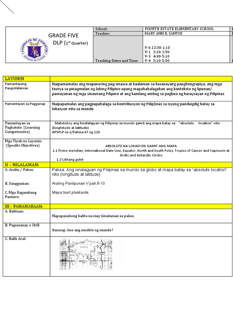 DLP-AP-1st-2nd-Quarter (1) | PDF