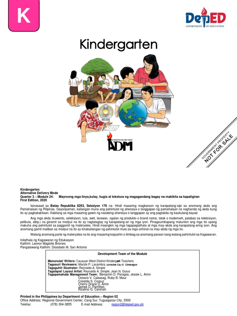Kinder Module Week 24 Day 1-5 | PDF