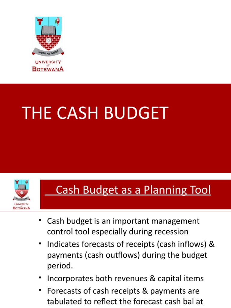 Cash Budgeting for Financial Planning | PDF