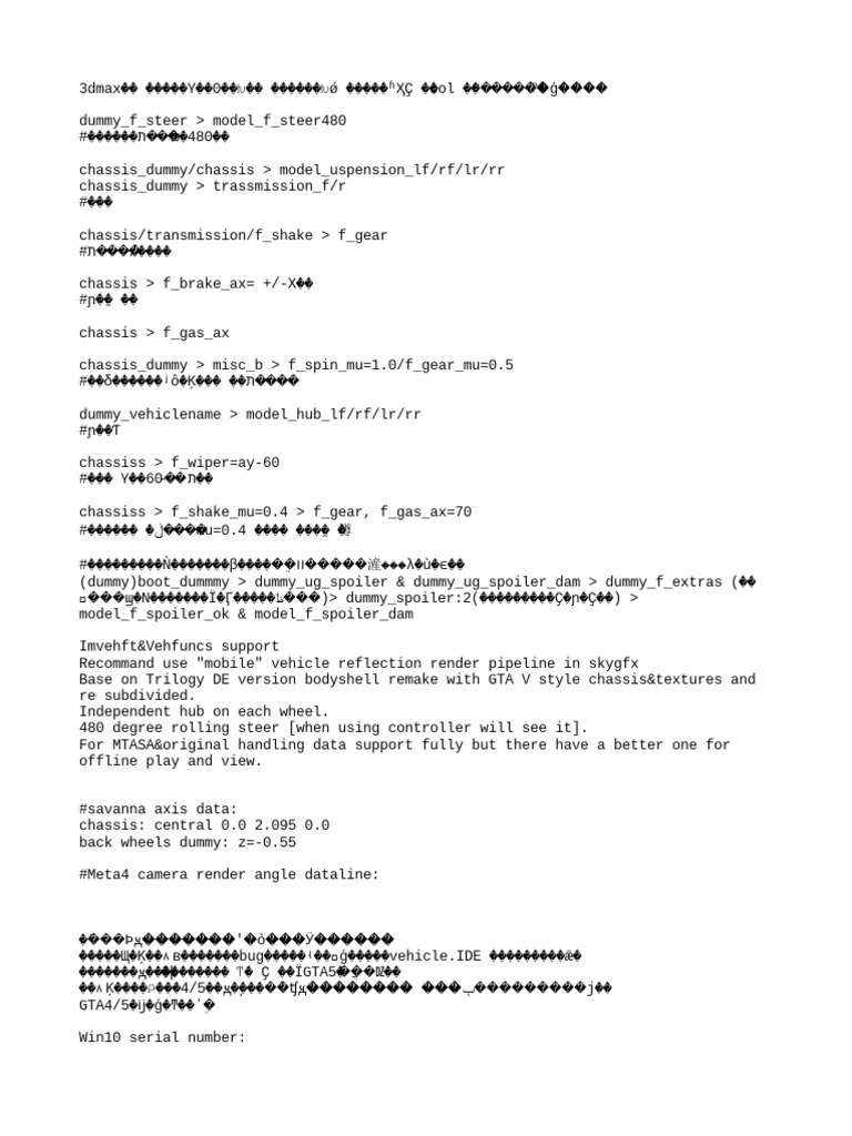 3DMAX Vehicle Interior and Handling Guide | PDF | Transport ...