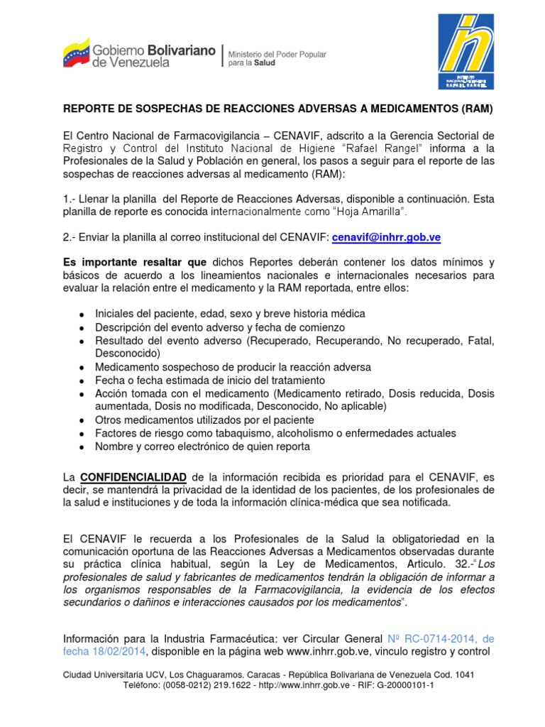 Reporte Ram | Descargar gratis PDF | Medicamentos con receta | Causas de la muerte