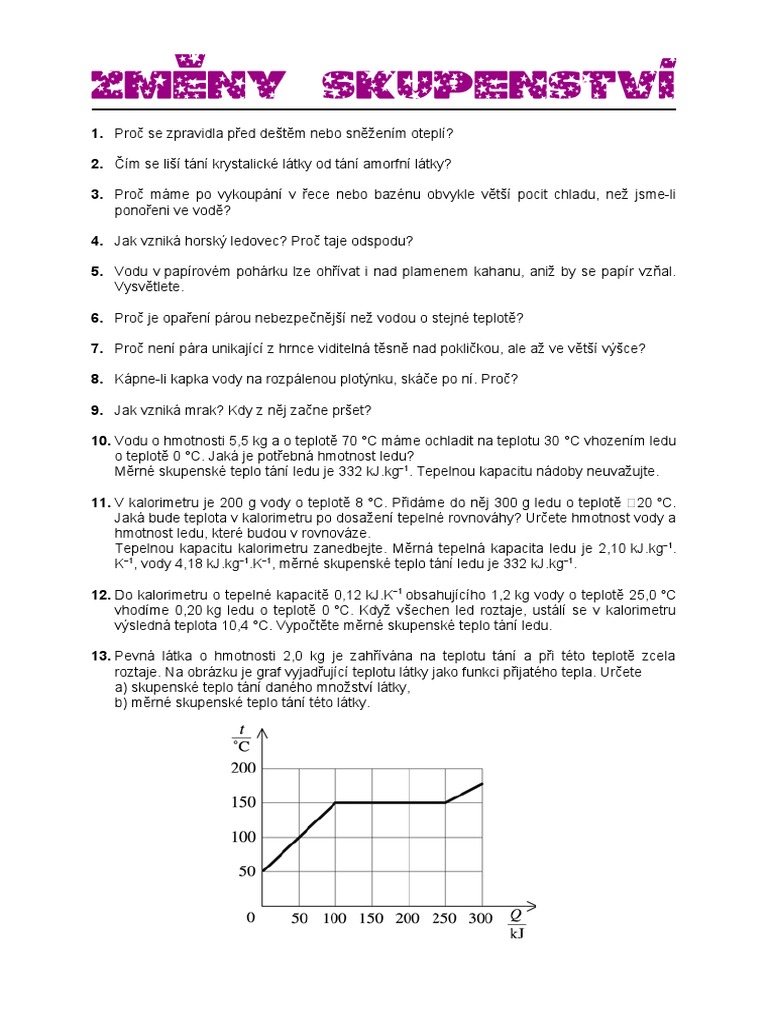 Zmeny Skupenstvi | PDF
