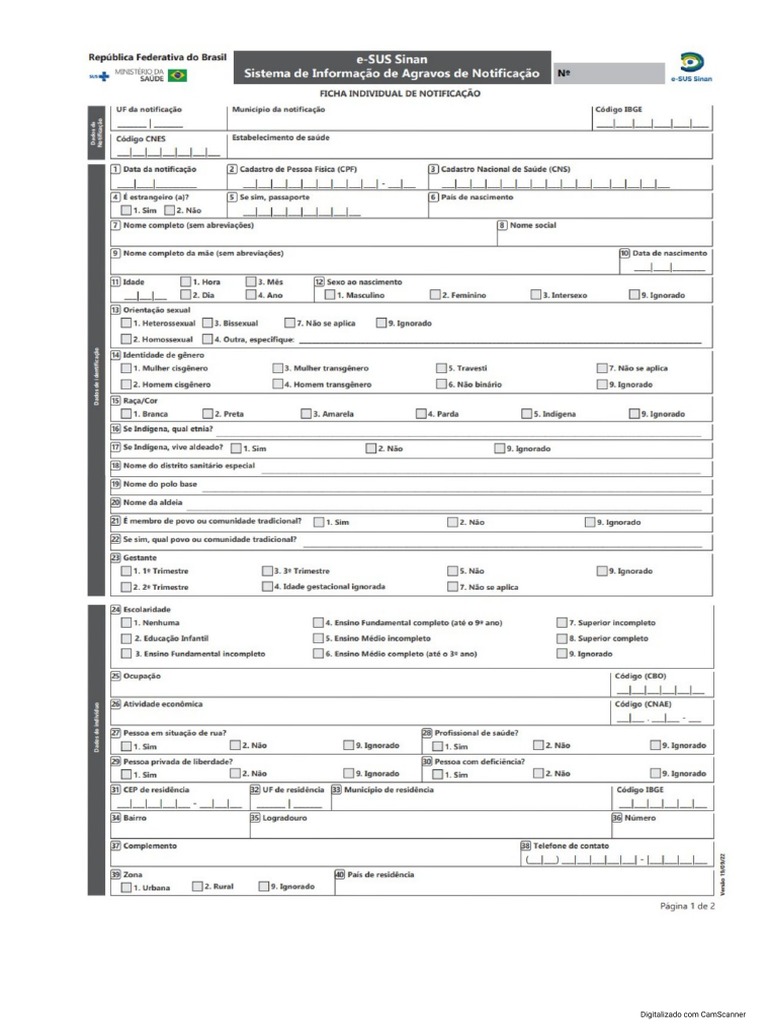 ficha-e-sus-sinan-Monkeypox-completa (1) | PDF