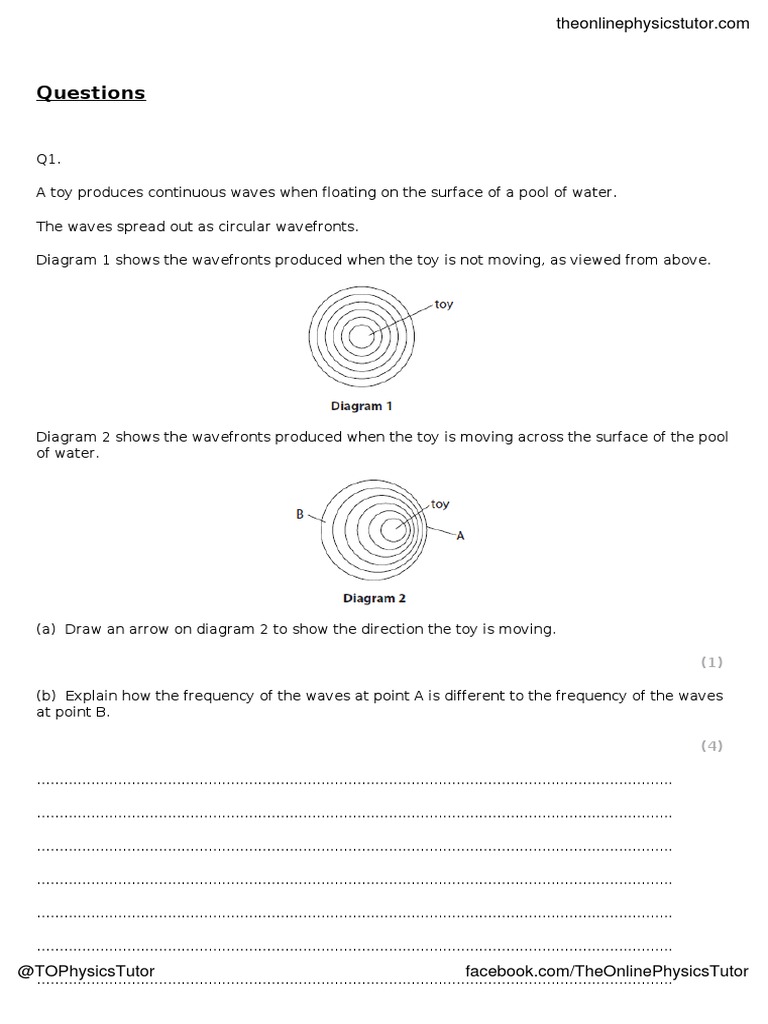 Questions | PDF | Waves | Electromagnetic Radiation