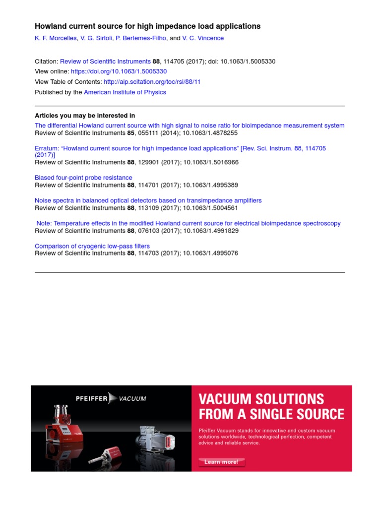 Howland Current Source For High Impedance Load Applications: Articles ...