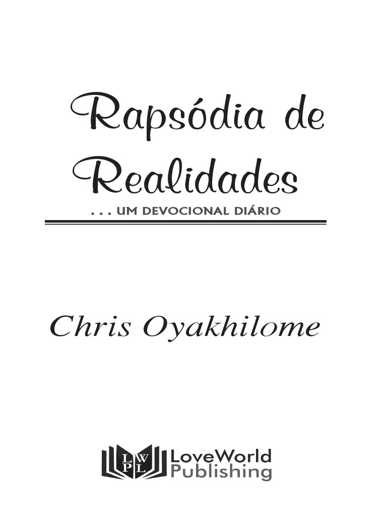 Rapsódia de Realidades: Chris Oyakhilome | PDF