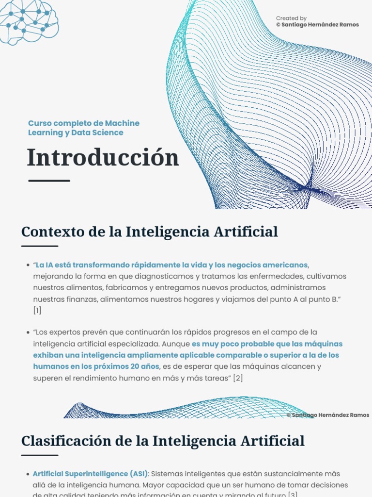 Introducción: Curso Completo de Machine Learning y Data Science | PDF