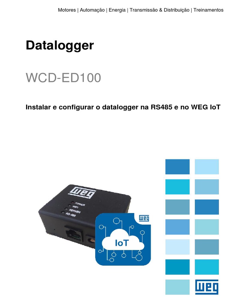 Instalar e Configurar o WCD-ED100 para o WEG IoT | PDF | Wi-Fi | Internet das Coisas