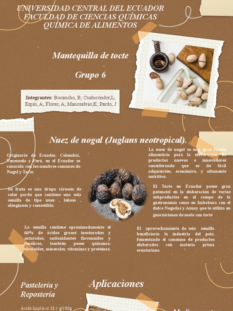 Mantequilla de Tocte | PDF | Nuez | Alimentos