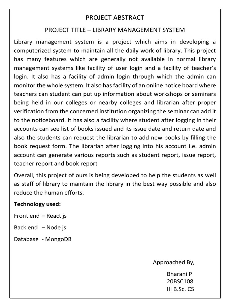 Library Management System Overview | PDF | Art
