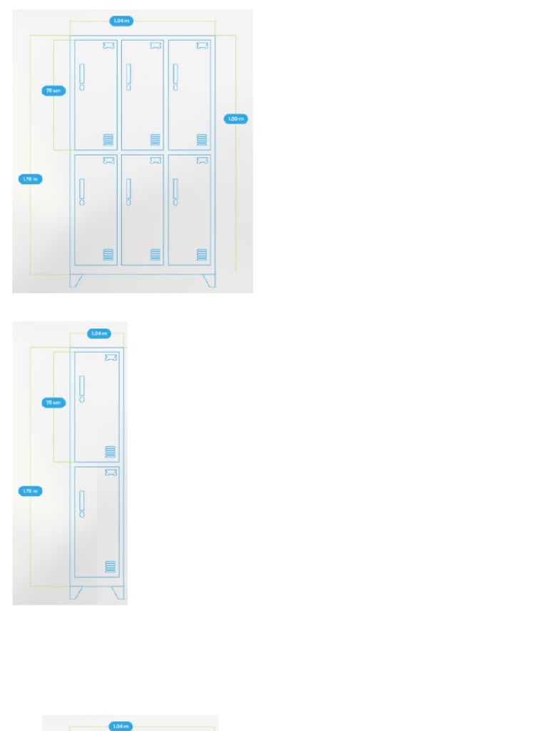 Lockers de 80cm de Alto | PDF