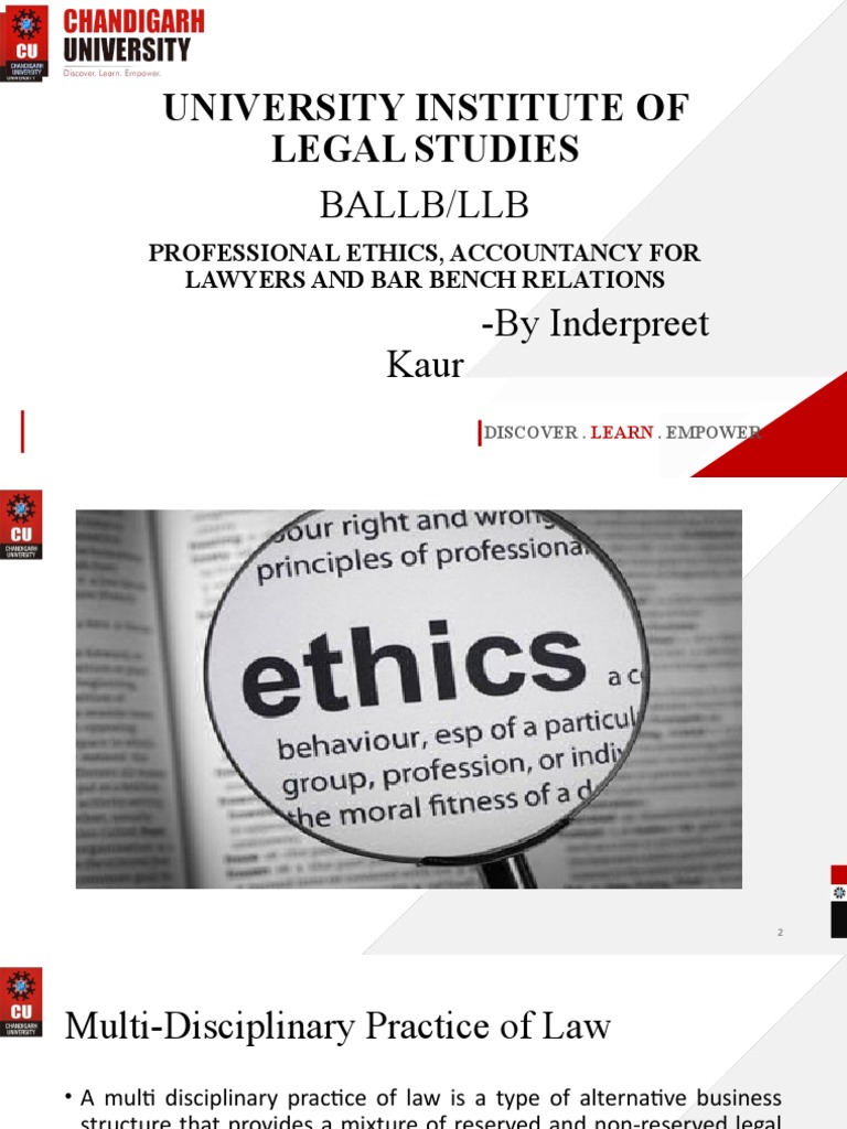 Muti Disciplinary | PDF | Lawyer | Practice Of Law