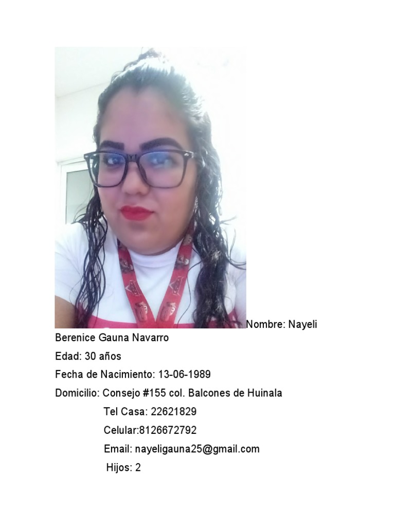 Curriculum Vitae Nayeli Actu | PDF