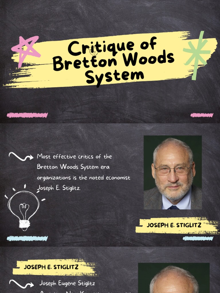 Critique of Bretton Woods System | PDF | Joseph Stiglitz | Opec