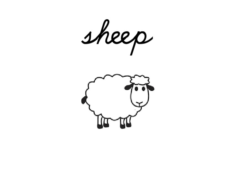 Sheep Referenec Word Poster | PDF