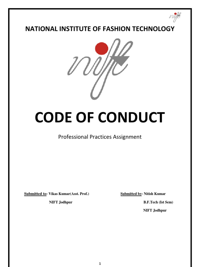 Code of Conduct | PDF | Cafeteria | Libraries