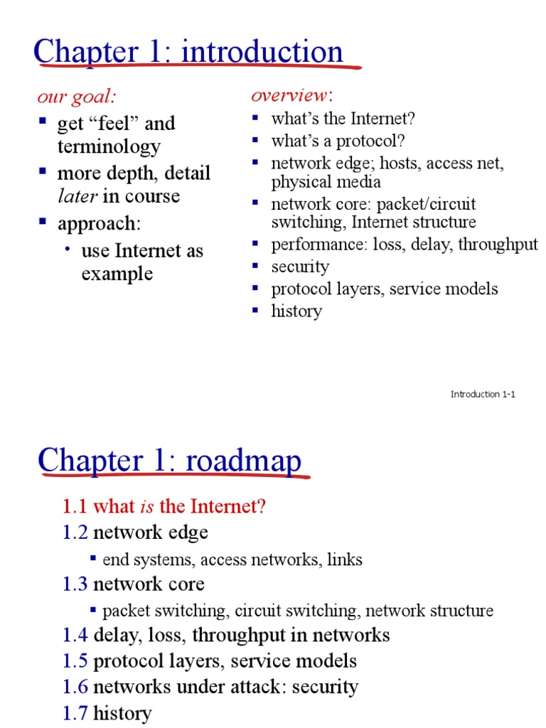 Chapter 1 V7.01 | PDF | Computer Network | Transmission Medium