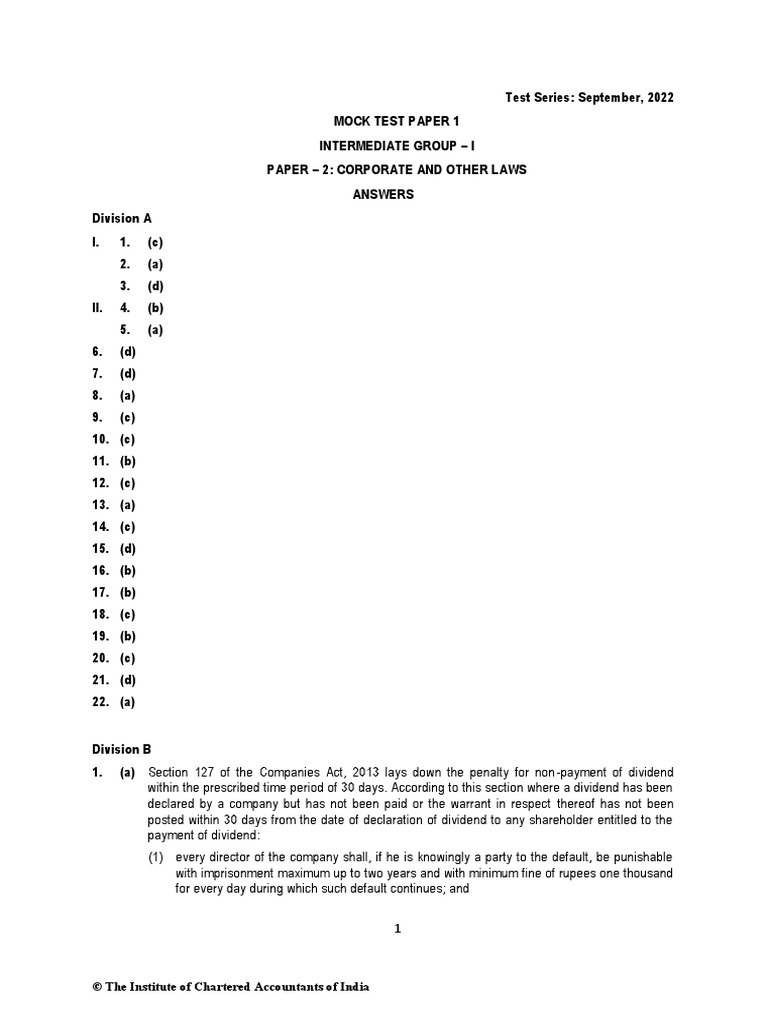 Ca Inter Notes | PDF