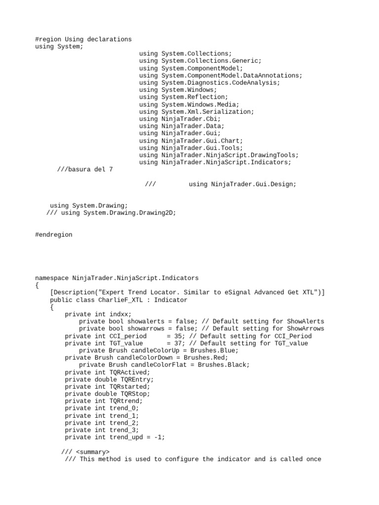 XTL - TQR Template | PDF | Parameter (Computer Programming) | Software