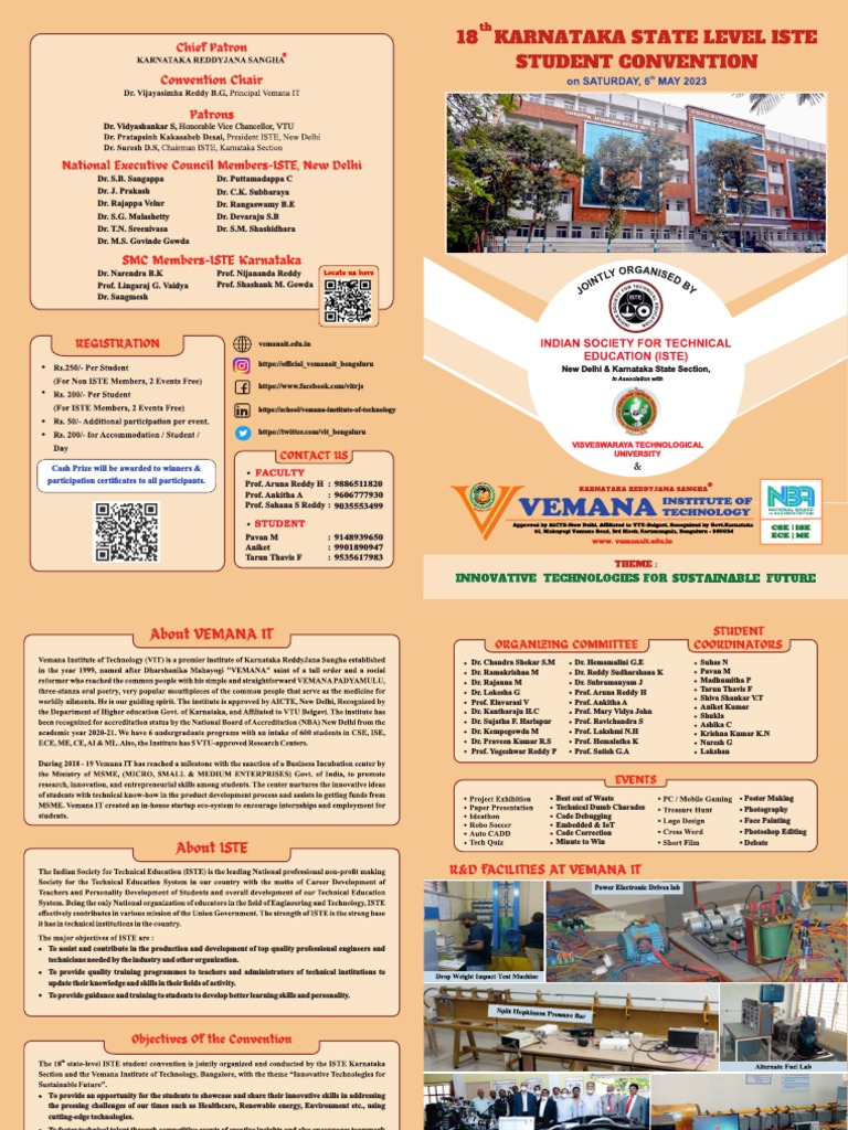 Iste Student Convention 2023-1 | PDF