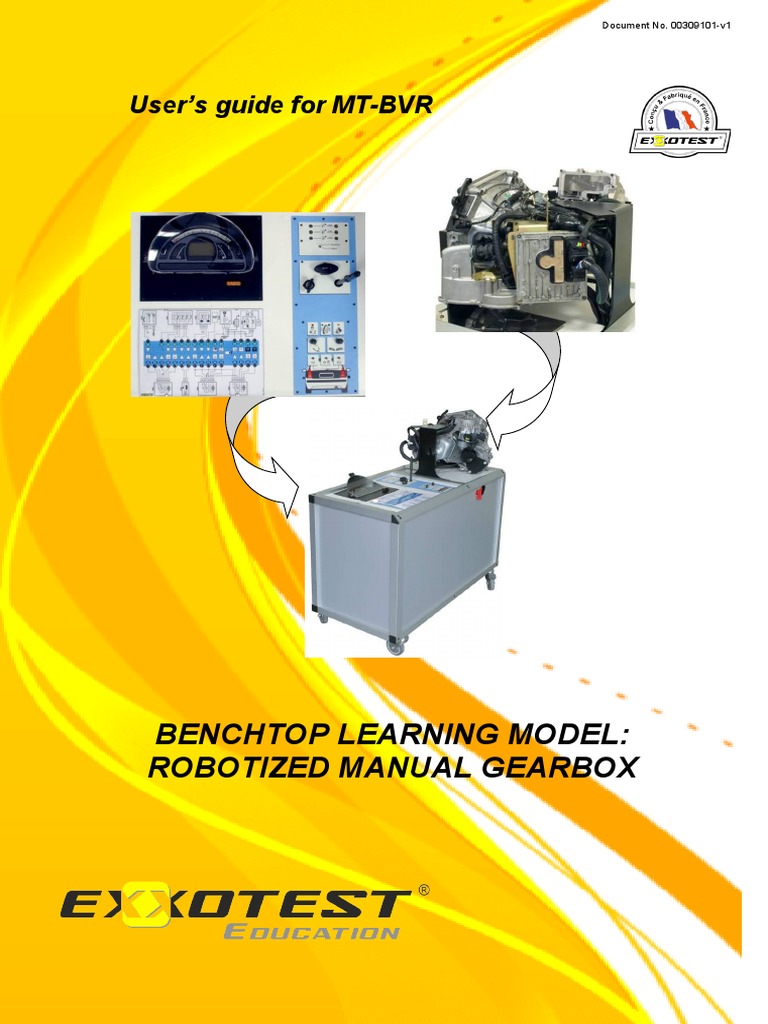 Benchtop Learning Model: Robotized Manual Gearbox: User's Guide For MT ...