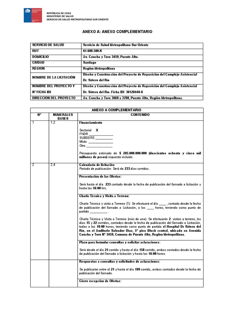 Anexo - A Anexo - Complementario RCASR V01 | PDF | Arquitecto