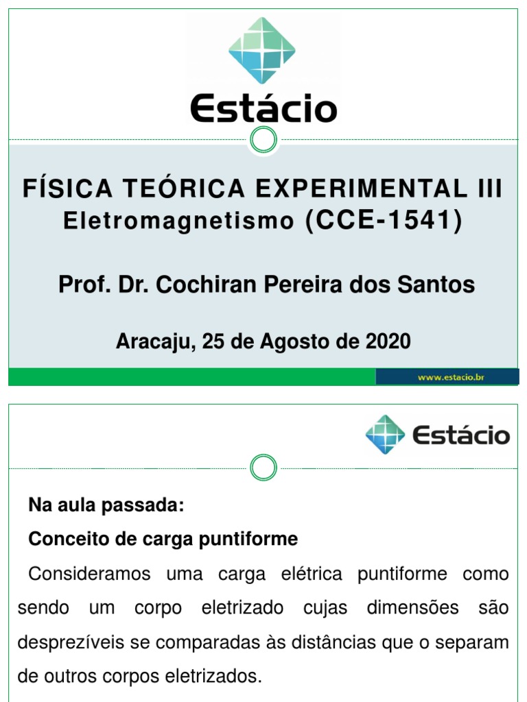 Aula 3 Física III | PDF