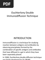 Ouchterlony Double Diffusion Method | PDF | Antibody | Gel Electrophoresis
