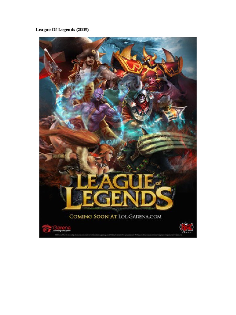 League of Legends (2009) | PDF | Video Game Gameplay | Gaming