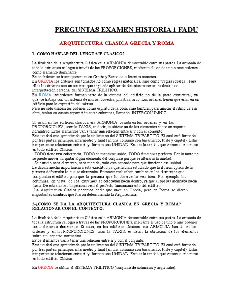 Preguntas Examen Historia 1 Fadu Completo | PDF | templo | Arquitectura ... Preguntas Examen Historia 1 Fadu Completo | PDF | templo | Arquitectura ...