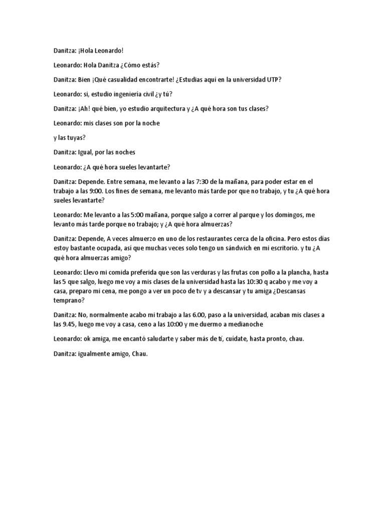 Danitza Ingles 18 | PDF | Comida | Comida y bebida