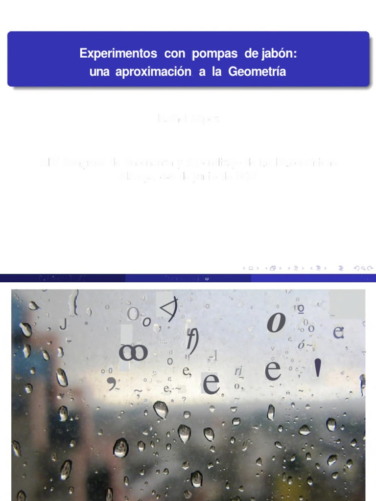 Experimentos Con Pompas de Jabón | PDF | Esfera | Objetos geométricos