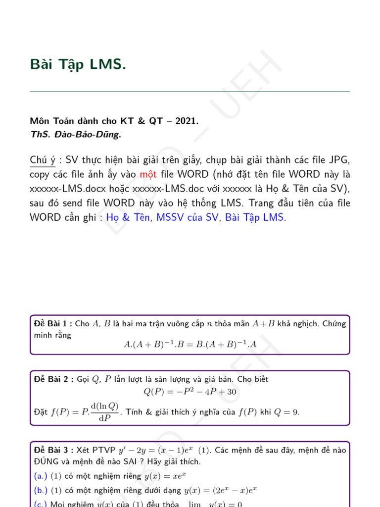 BT LMS - de Bai | PDF