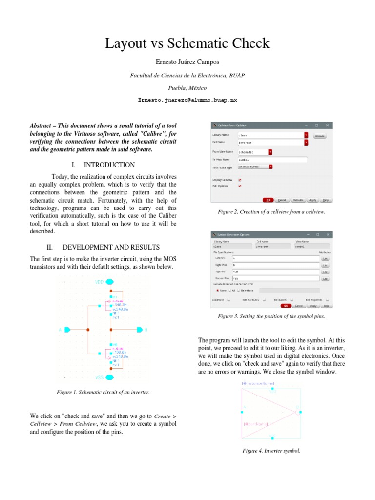 Schematic vs Layout Verification Guide | PDF | Computers