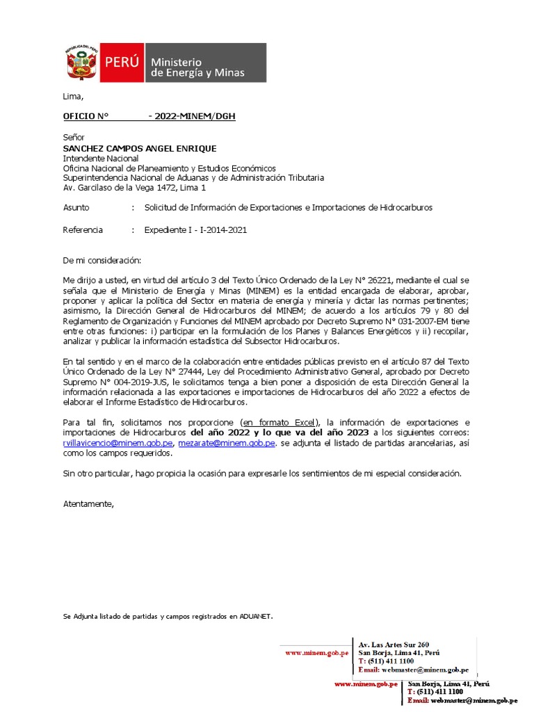 Oficio SUNAT Abr 23 | Descargar gratis PDF | Gobierno