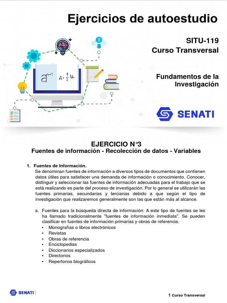 Situ 119 Ejercicio T003 Pdf Science