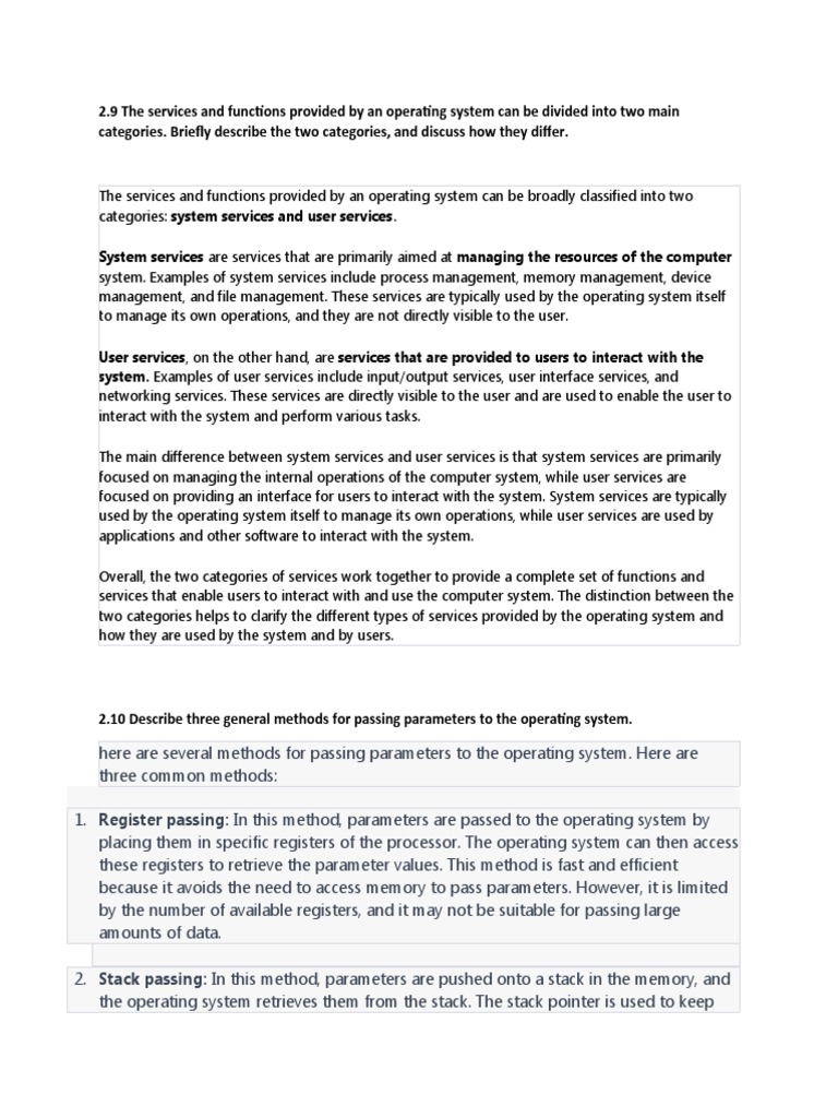 Chapter 2 OS by Gagne | PDF | Kernel (Operating System) | Android (Operating System)