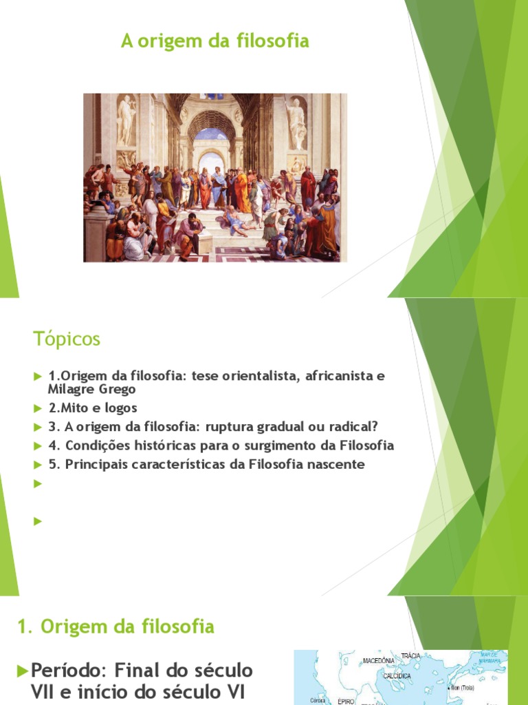 Slides A origem da filosofia (aula 1) | PDF | Filosofia Grega Antiga ...