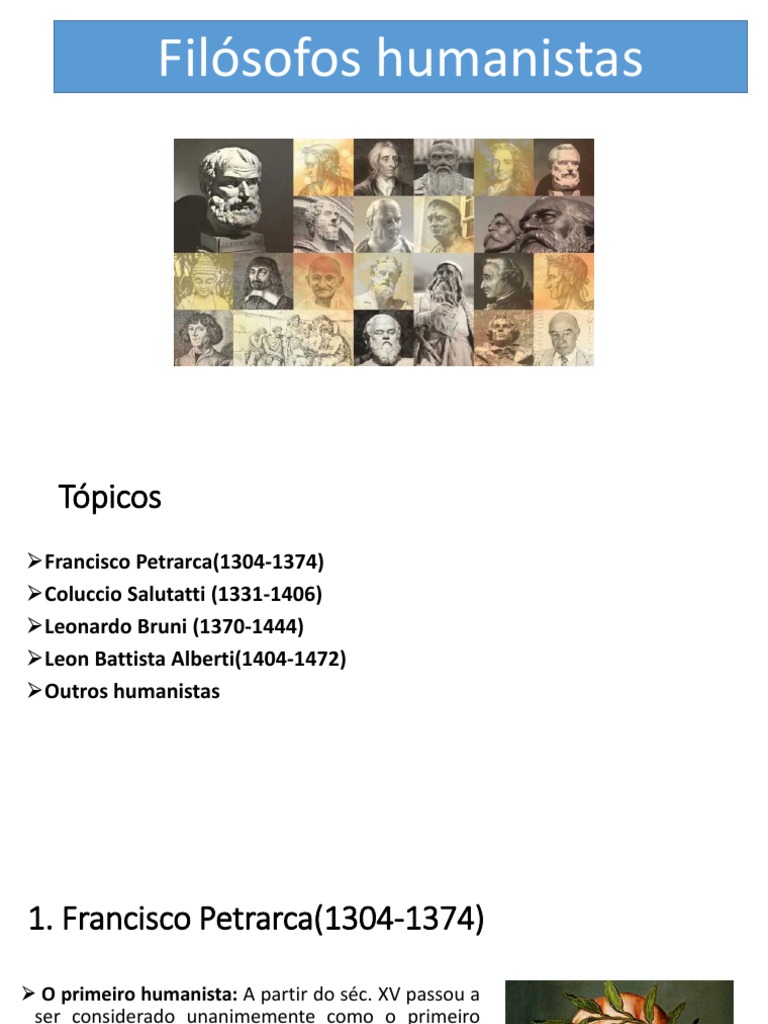 Principais Filósofos Humanistas | PDF | Aristóteles