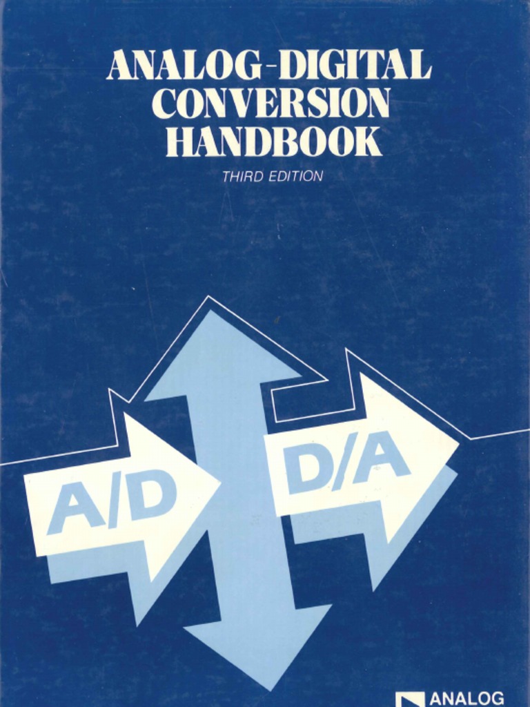 Analog-Digital Conversion Handbook 1986 Cover | PDF