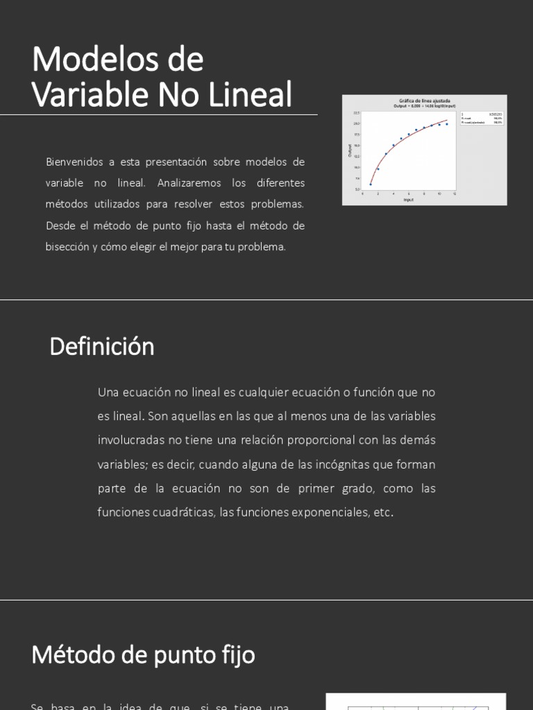 Modelos de Variable No Lineal | PDF